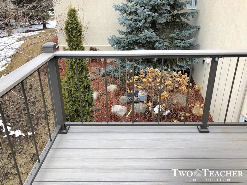 Vertical Cable Rail – Two Teacher Construction